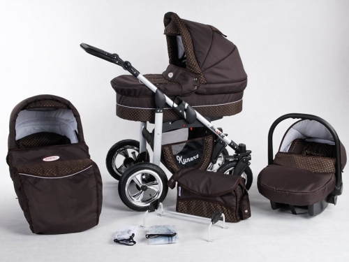 Kunert Silver multifunkciós babakocsi 3in1 barna - Bababolt, webáruház ...
